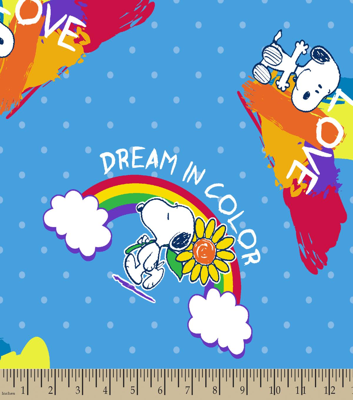 Peanuts™ Print Fabric-Dream In Color – Shop Fabric LLC